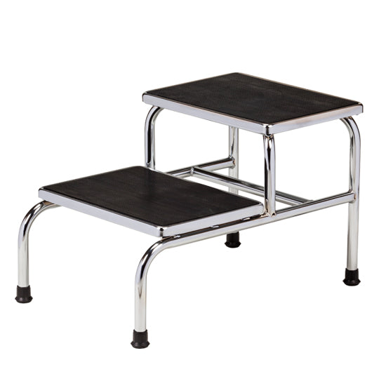 SSC-220 Chrome Two Step Stool – Stat Medical Inc