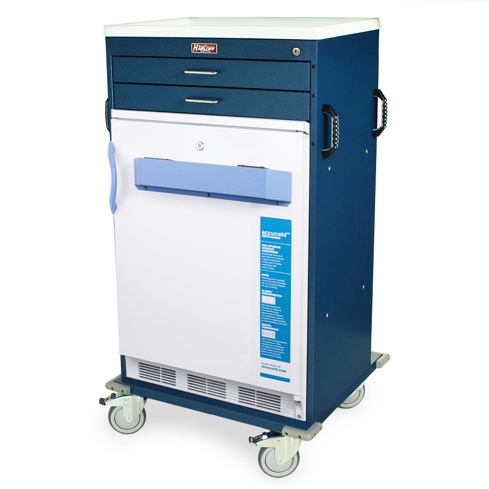 Mobile Vaccine Freezer Cart, Two Drawer, Key Lock – Stat Medical Inc