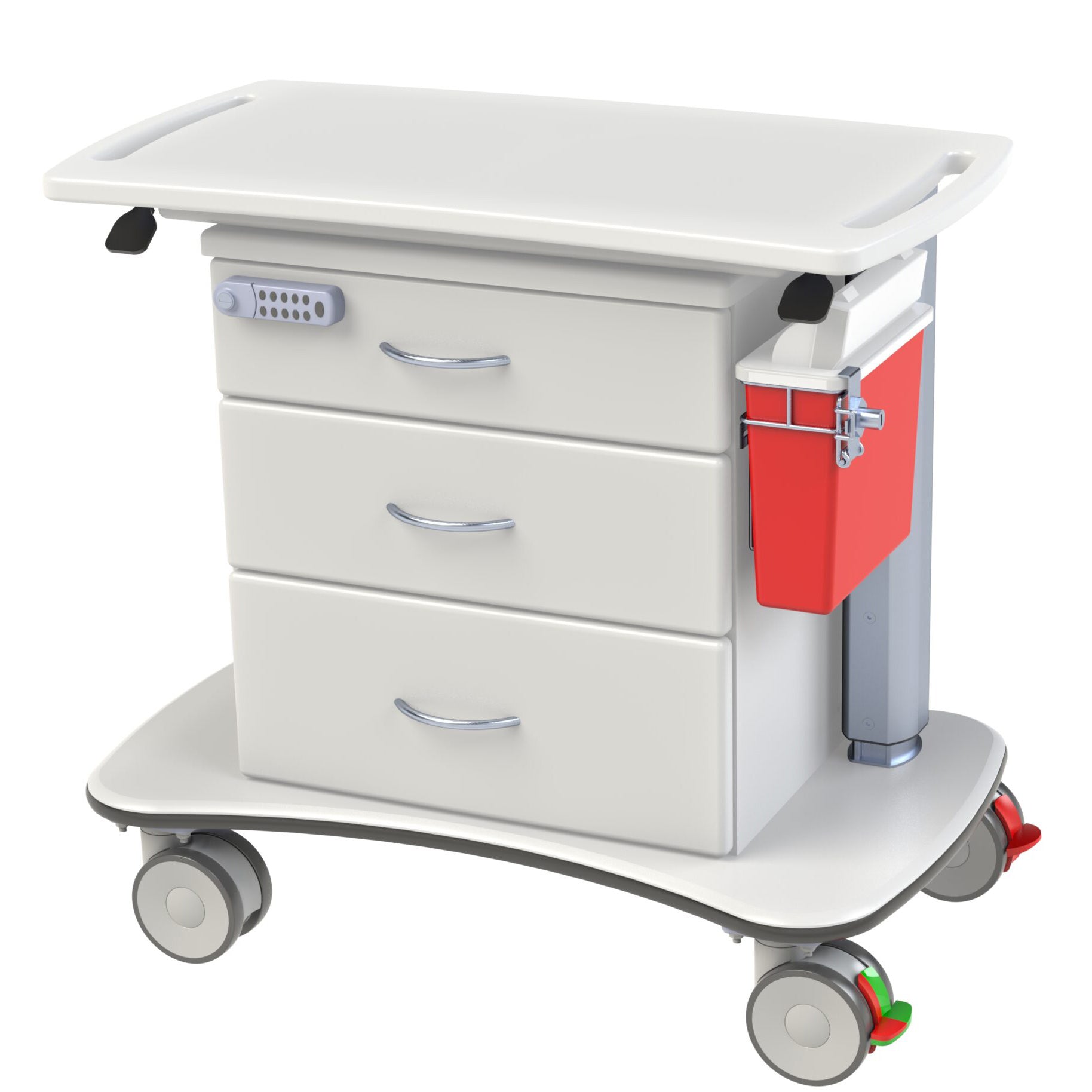 Height Adjustable Medical Cart – Stat Medical Inc